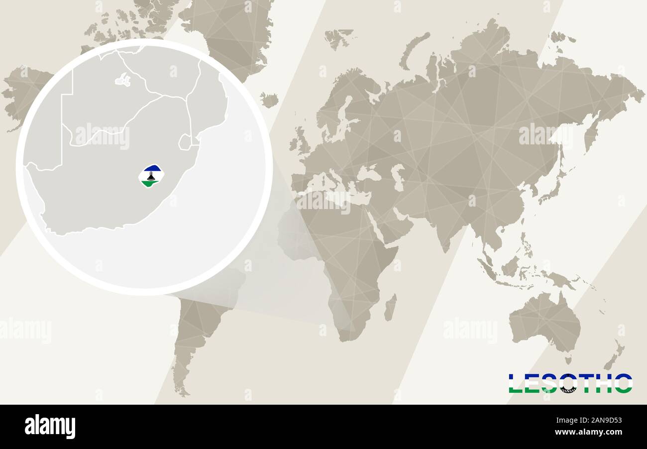 Travel lesotho concept map Stock Vector Images - Alamy