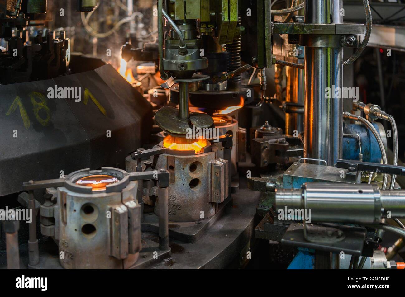 glassworks at Weißwasser, Saxony, Germany Stock Photo - Alamy