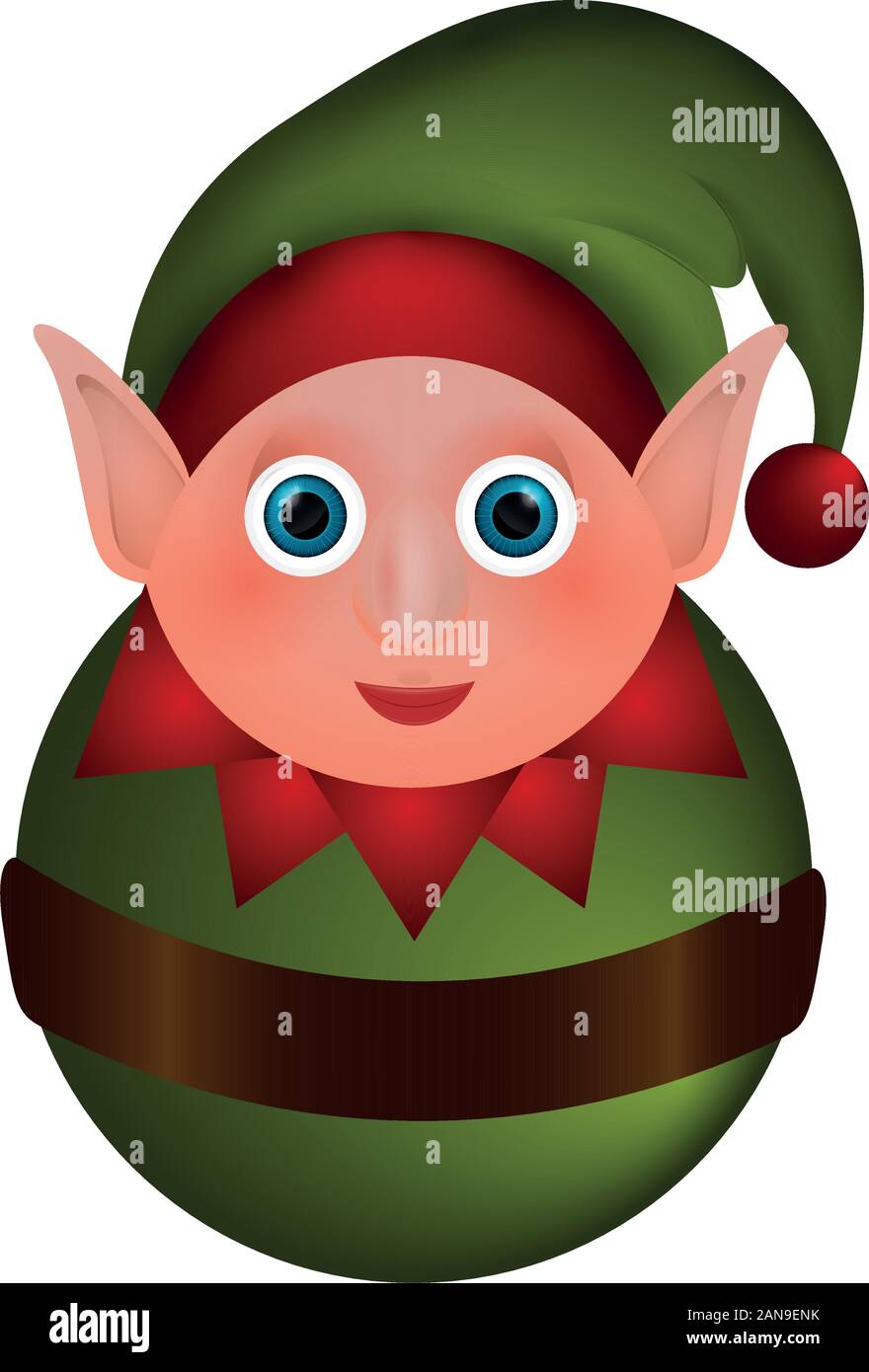 Isolated elf character Stock Vector Image & Art - Alamy