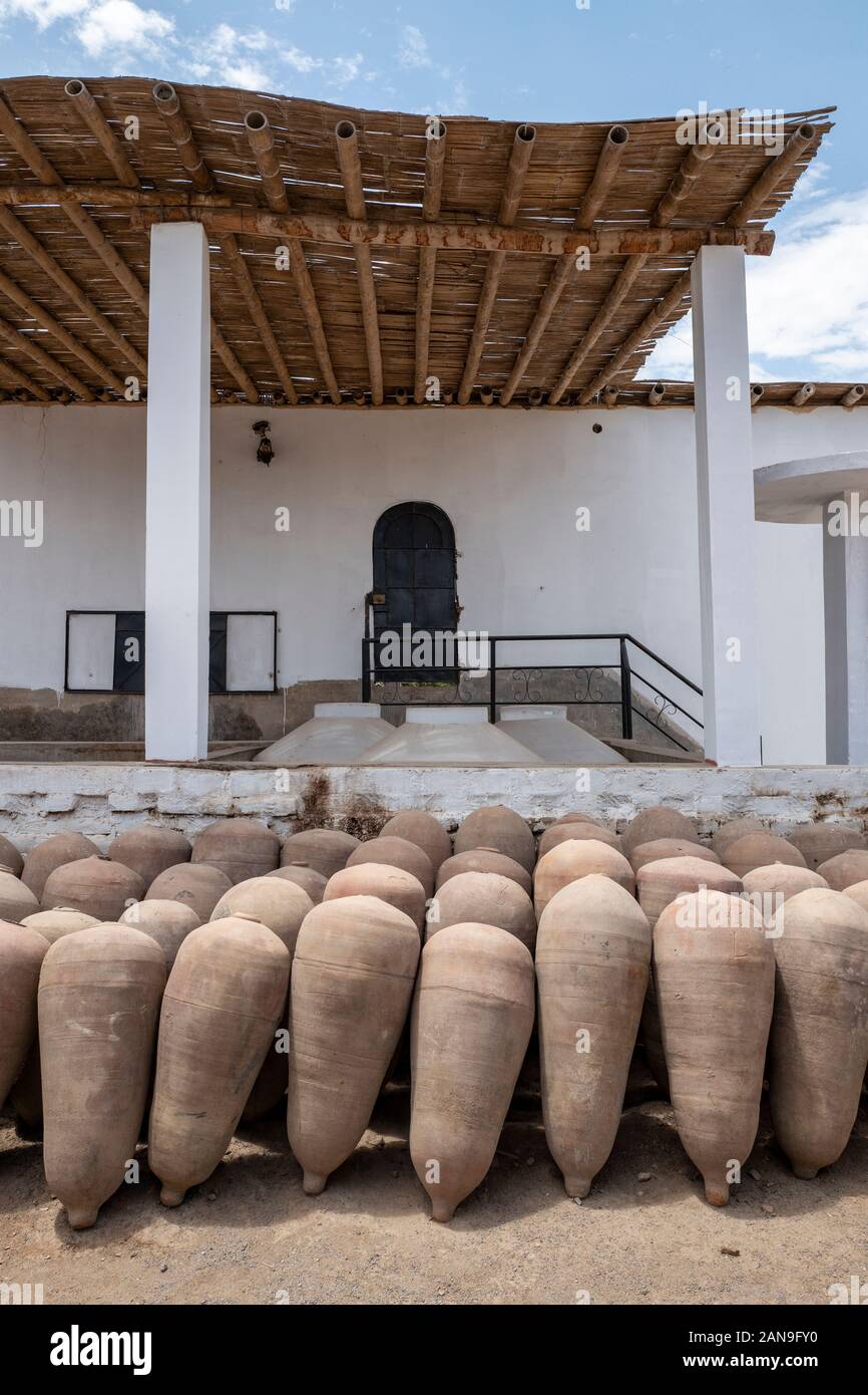 Pisco distillery in Ica Province, Peru Stock Photo - Alamy