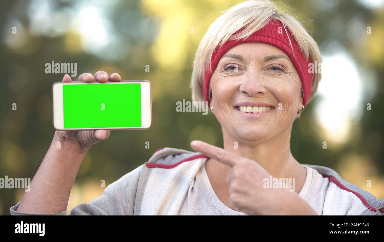 Green screen sport lady weight hi-res stock photography and images - Alamy