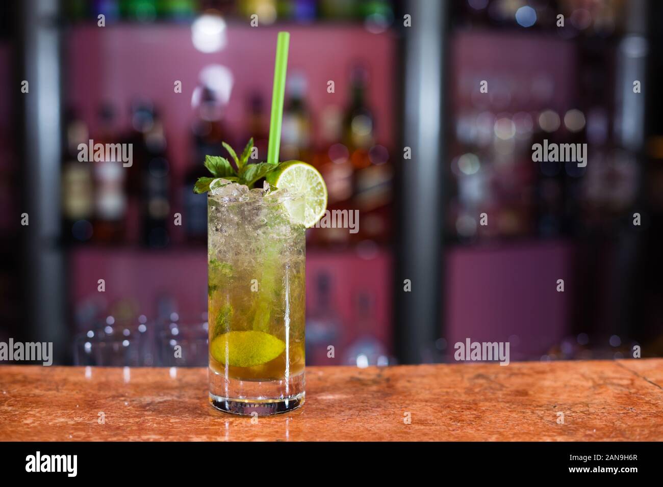 Virgin mojito glass hi-res stock photography and images - Alamy