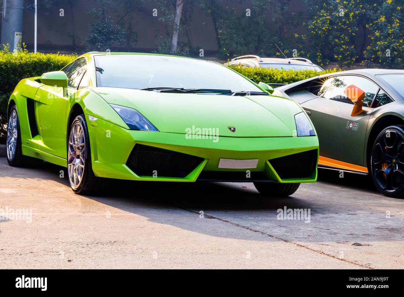 Luxurious cars from Lamborghini Stock Photo - Alamy