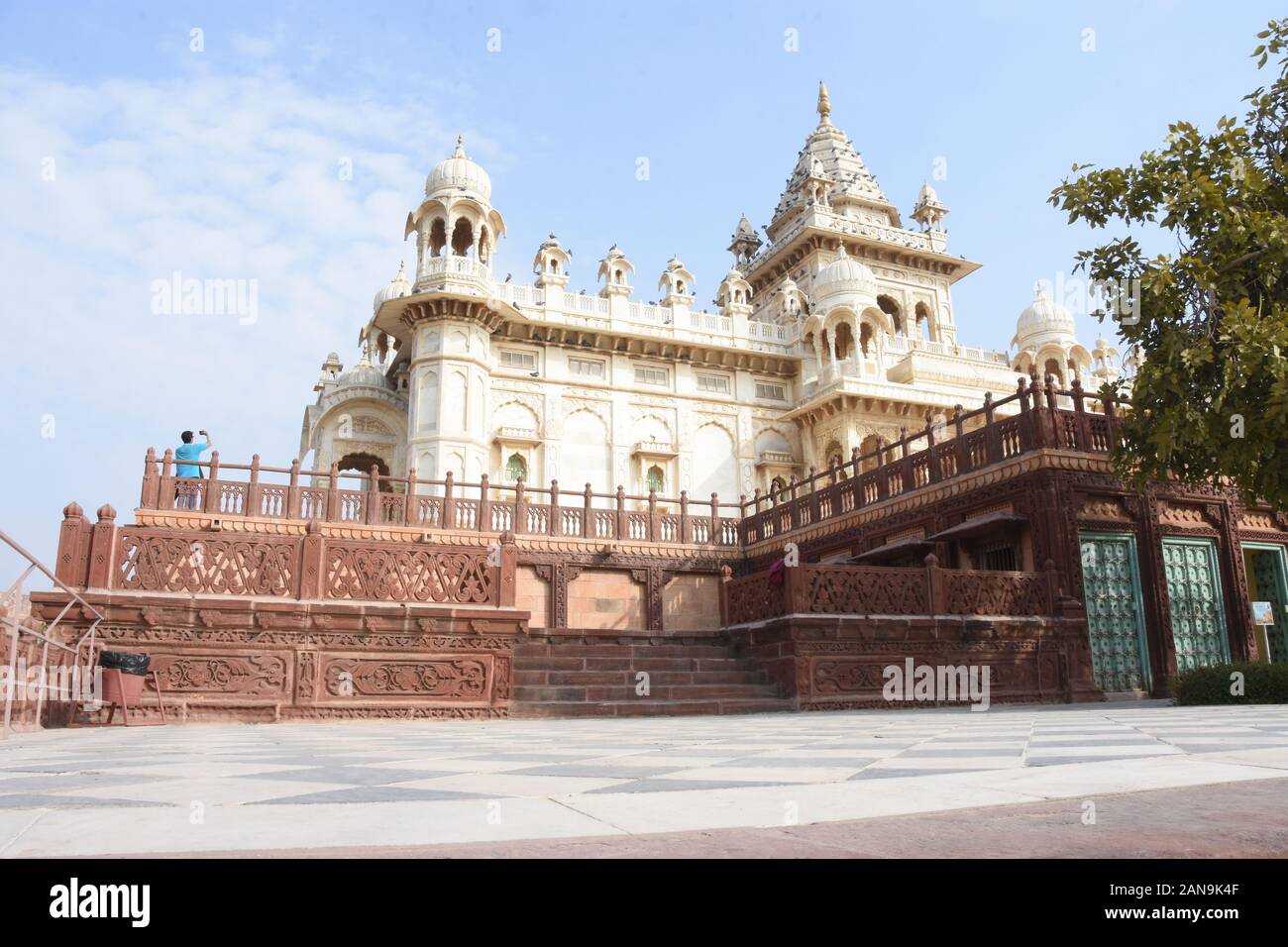 View of the tomb of Jodhpur city in Rajasthan and the tomb built in it ...