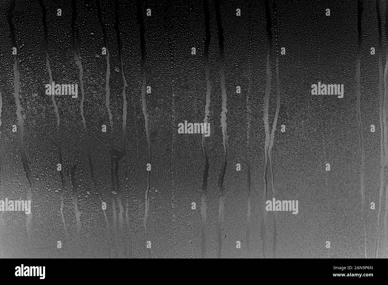 Glass with Condensate, Window with Steam and Water as Background or ...
