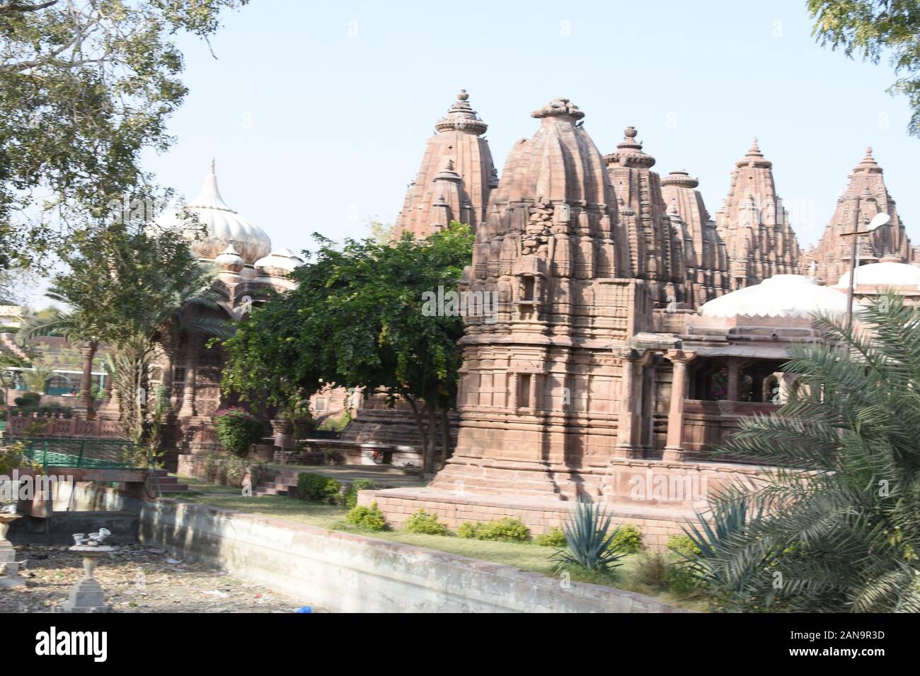 Chhatria and tombstone temple of Mandore Garden in Jodhpur, Rajasthan ...