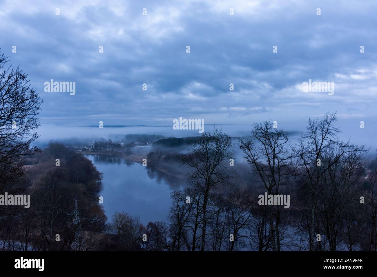 The Cold Wrap of Spring Stock Photo - Alamy
