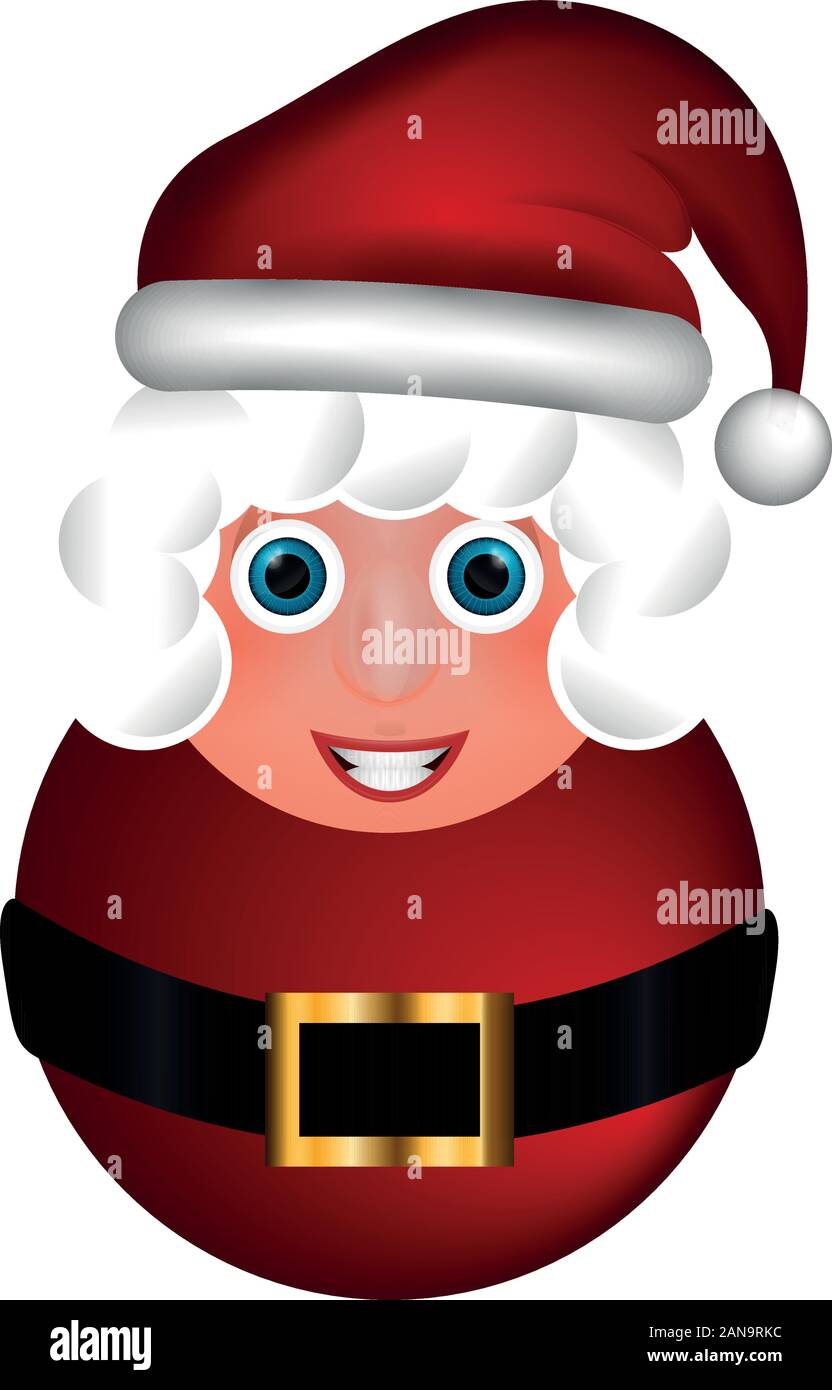 Cute santa claus wife Stock Vector Images - Alamy