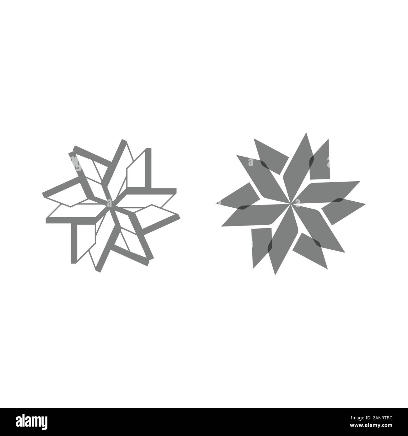 Unique star logo, illustration, vector Stock Vector Image & Art - Alamy