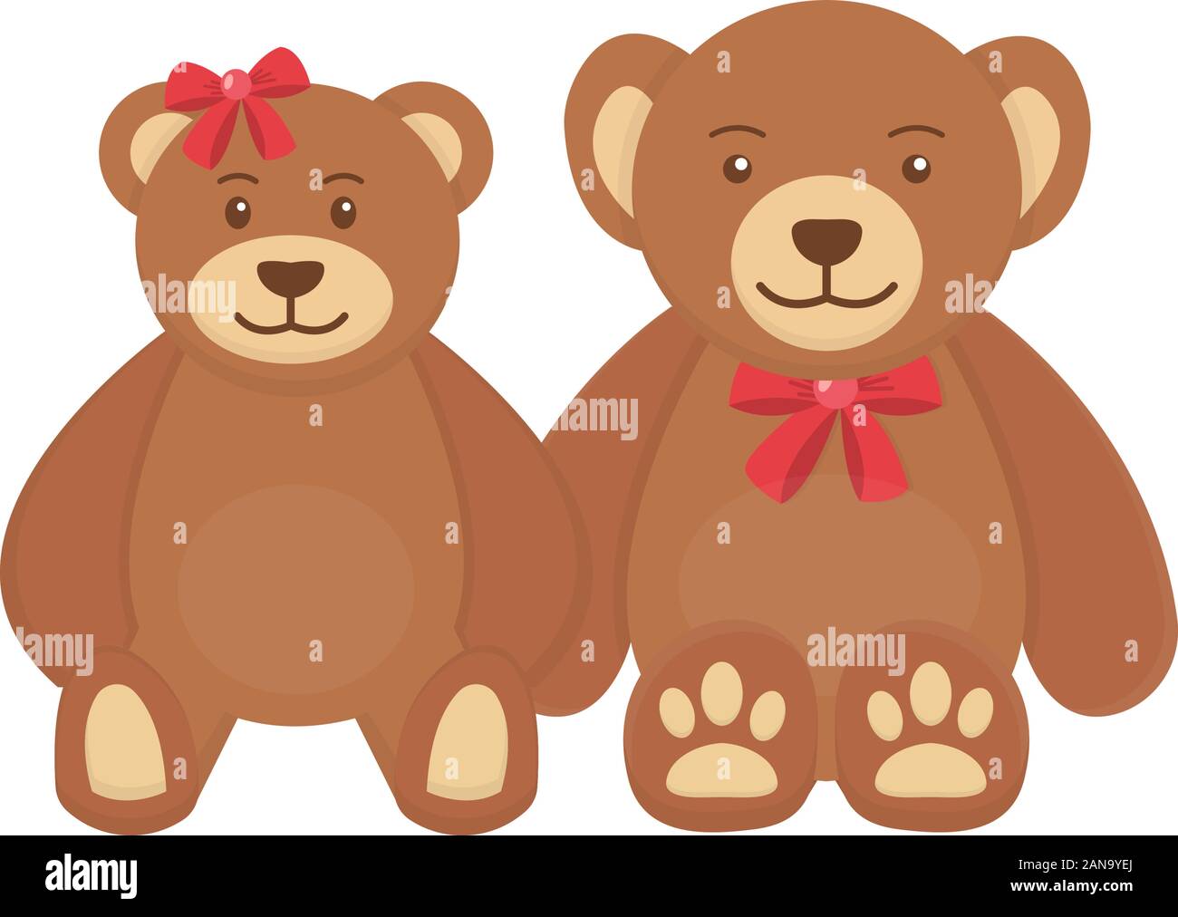 Two bears together Stock Vector Images - Alamy