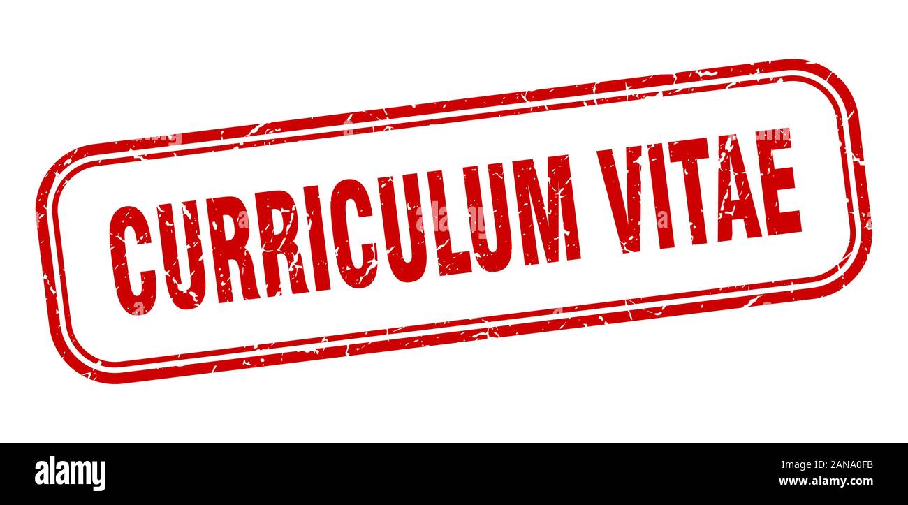 Curriculum vitae stamp hi-res stock photography and images - Alamy