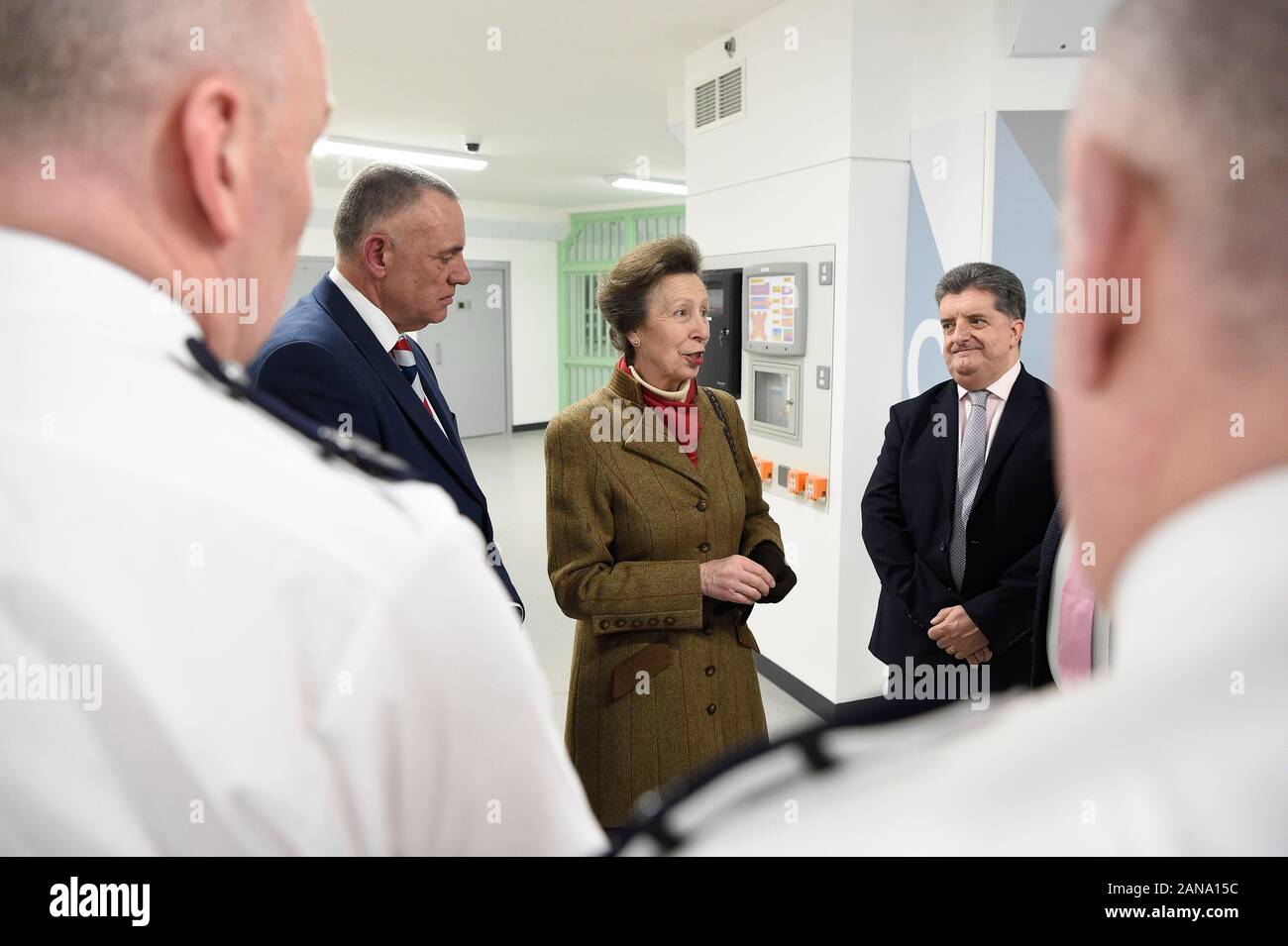 The Princess Royal on a tour of Davis House as she visited HMP ...