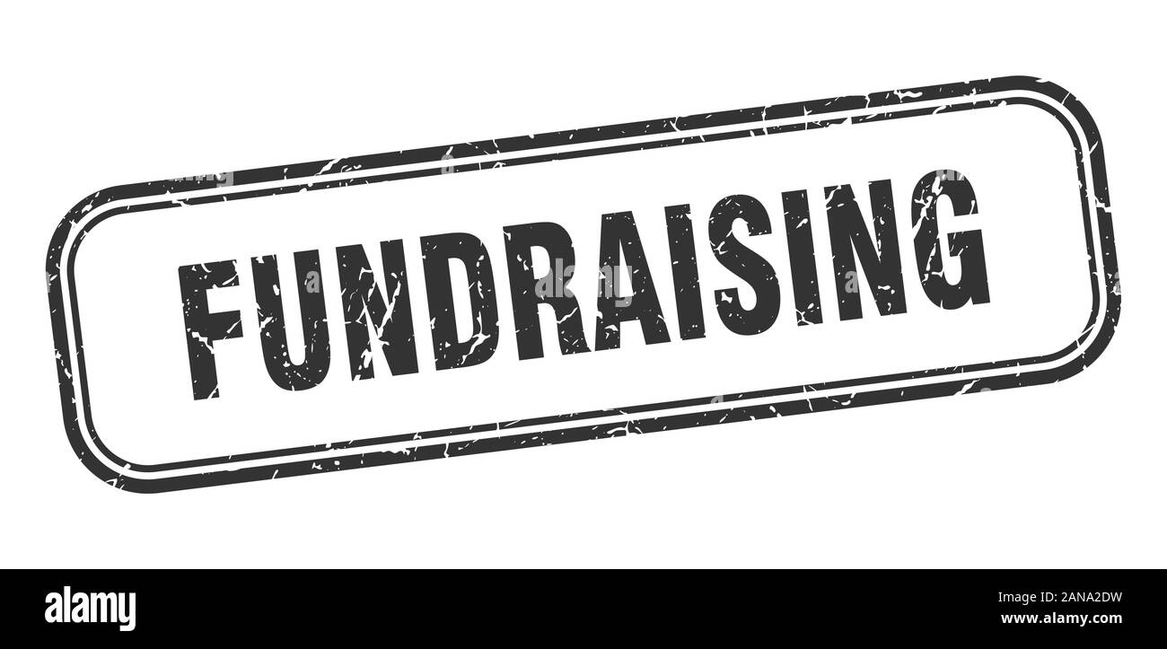 fundraising stamp. fundraising square grunge black sign Stock Vector ...