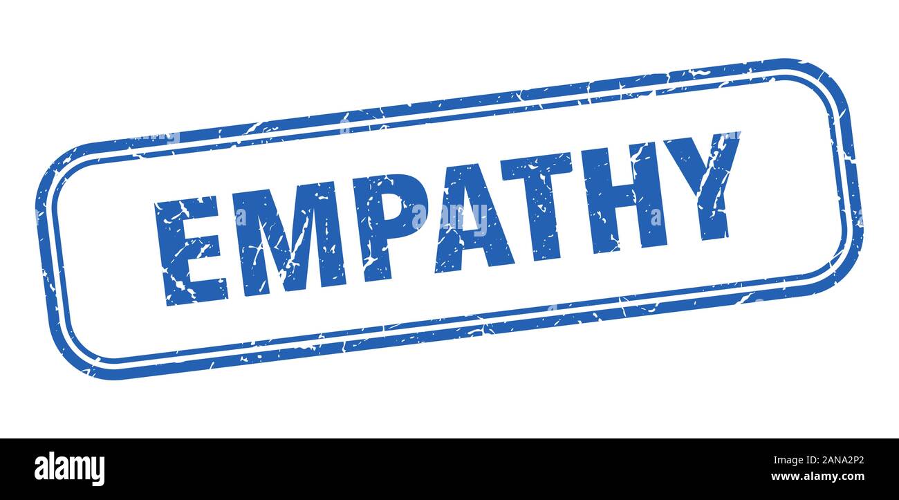 empathy stamp. empathy square grunge blue sign Stock Vector Image & Art ...