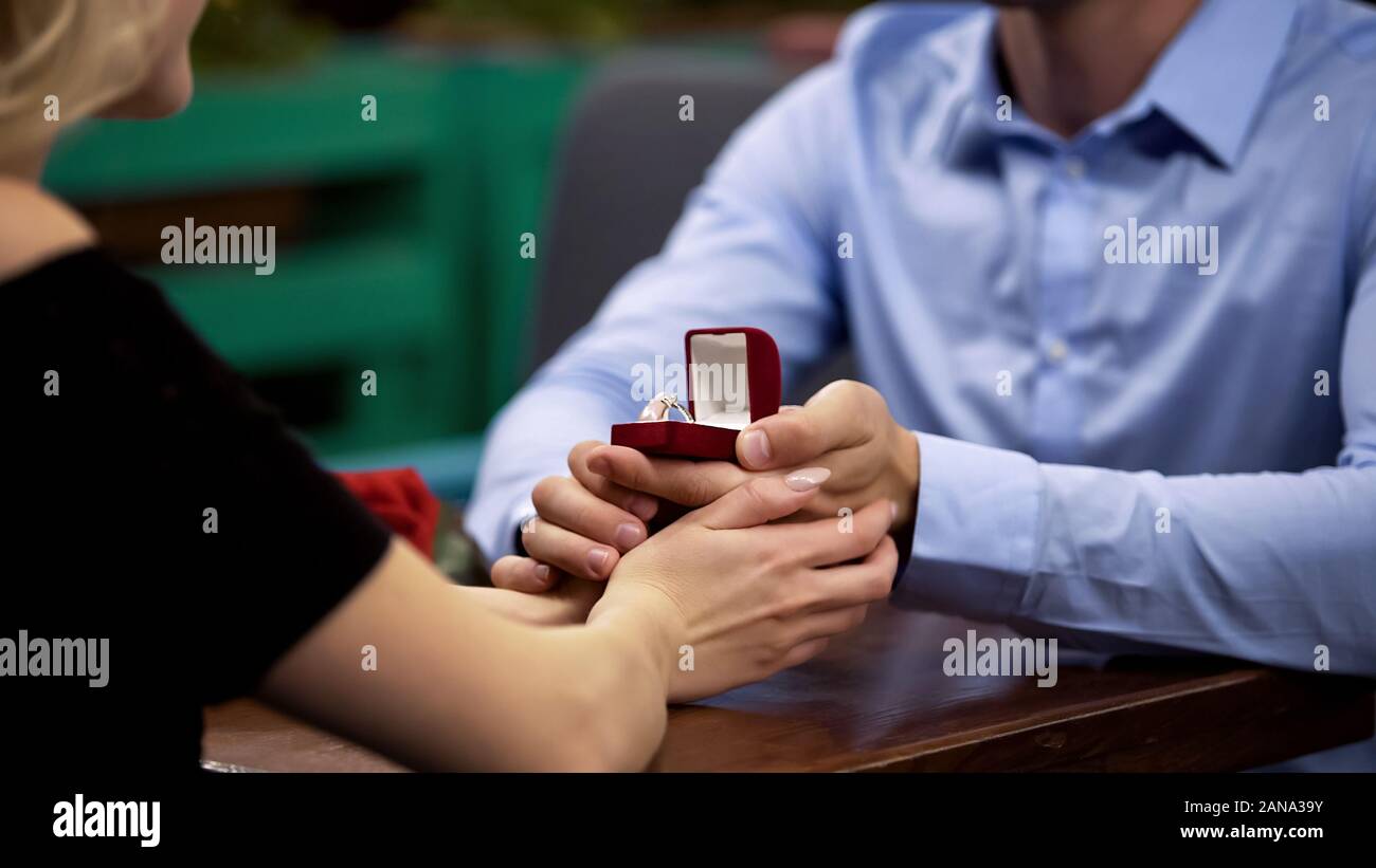 Asking for hand in marriage hi-res stock photography and images - Alamy