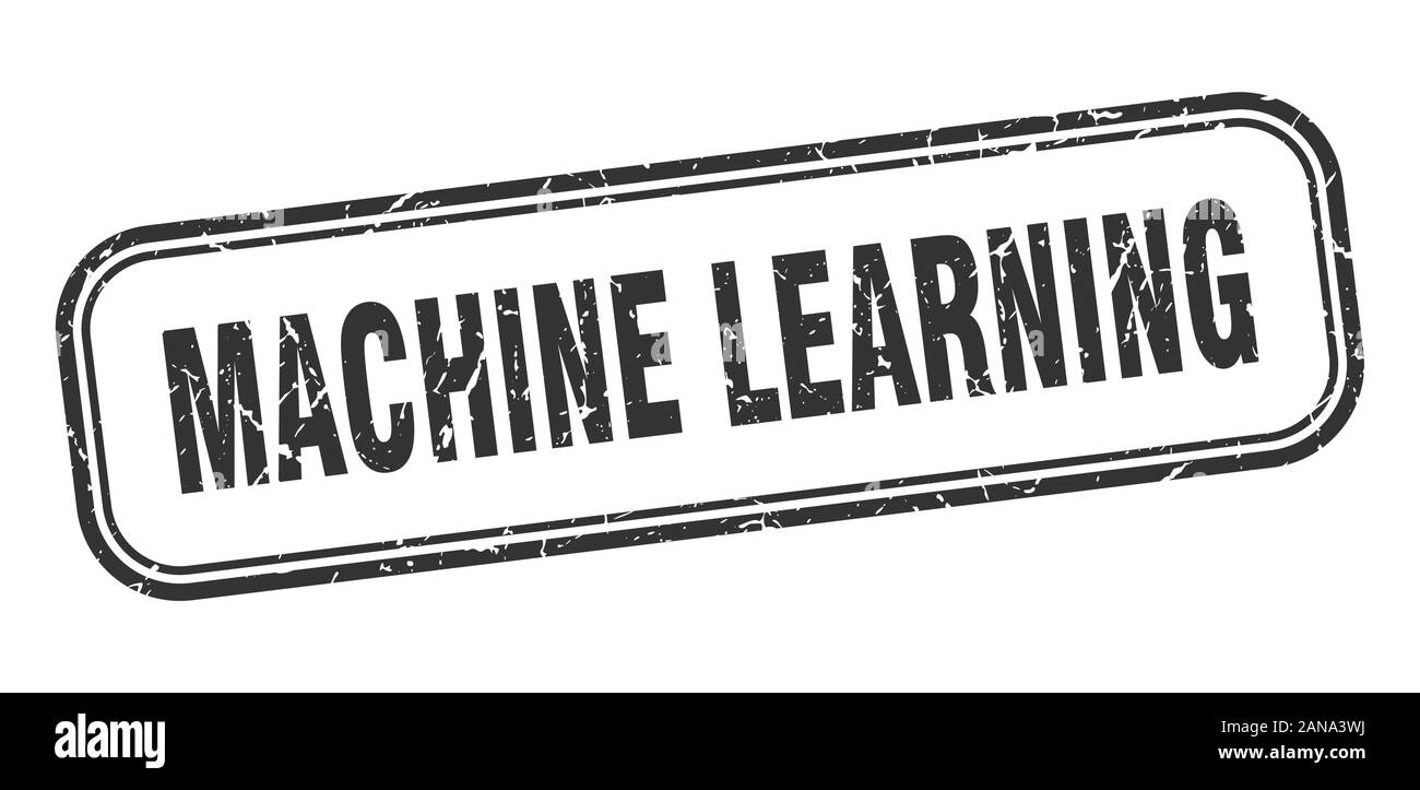 machine learning stamp. machine learning square grunge black sign Stock ...