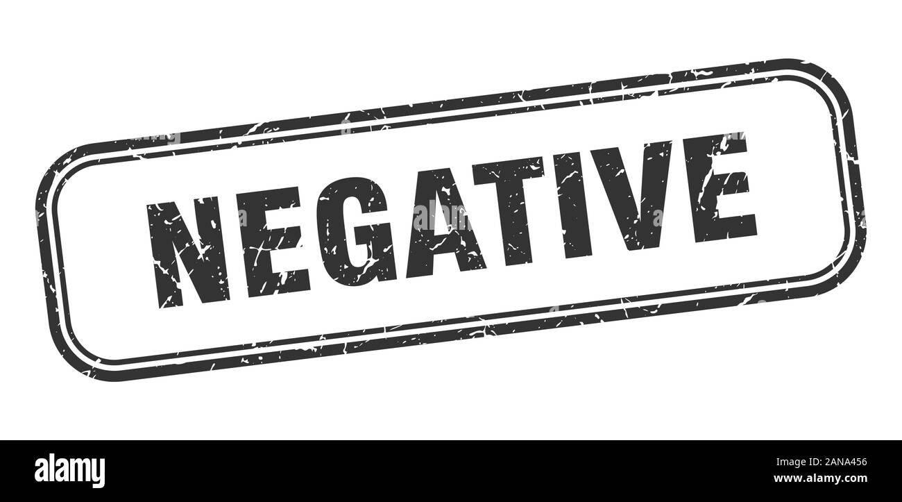 negative stamp. negative square grunge black sign Stock Vector Image ...