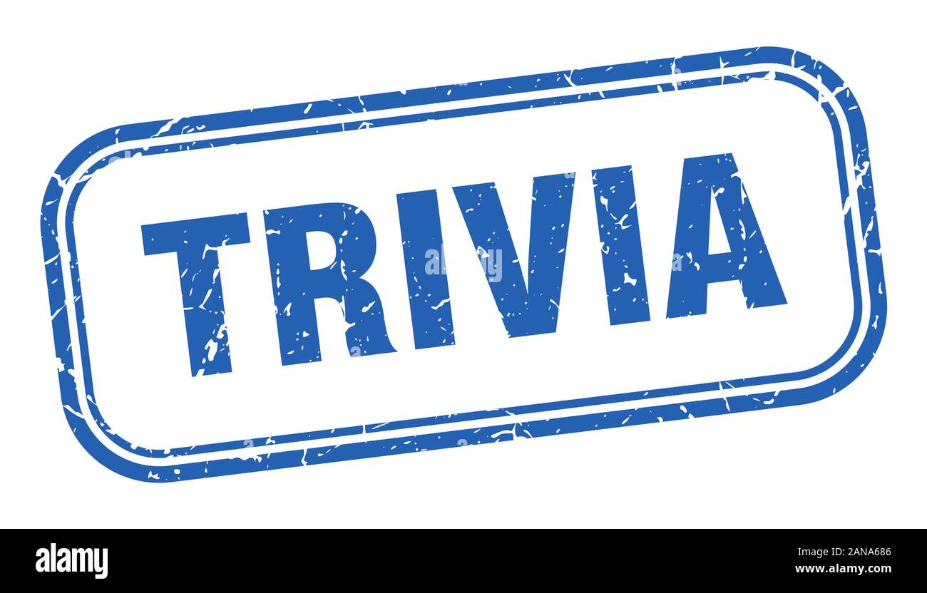 trivia stamp. trivia square grunge blue sign Stock Vector Image & Art ...