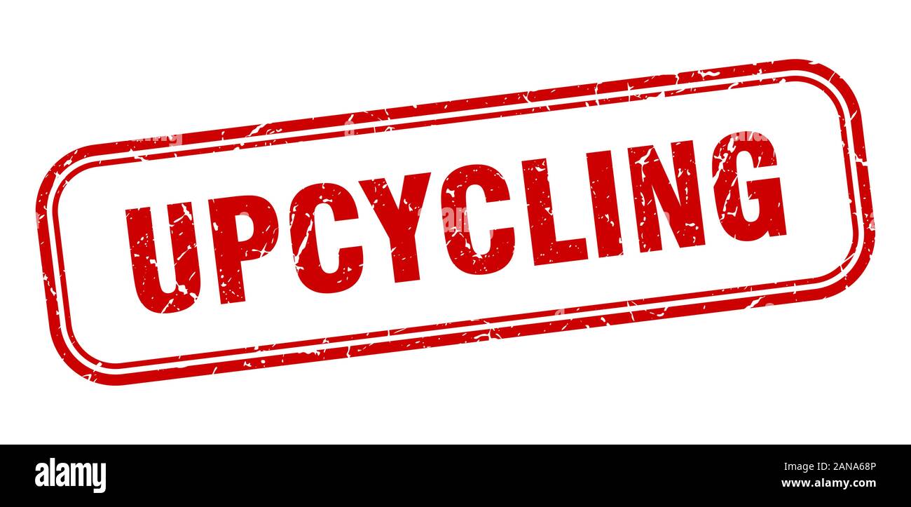 upcycling stamp. upcycling square grunge red sign Stock Vector Image ...
