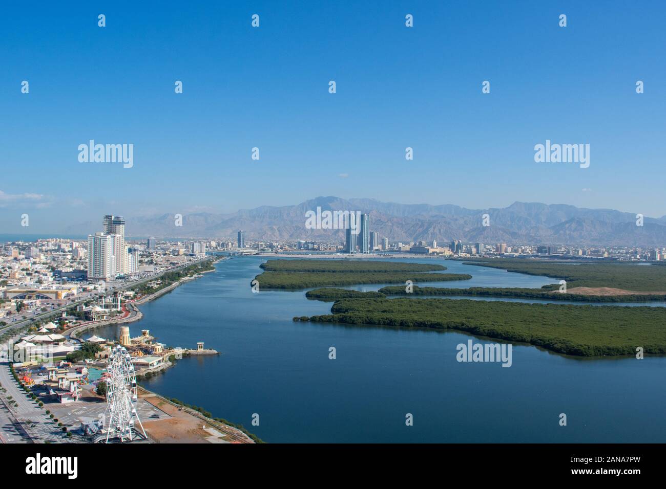 Jebal jais aerial hi-res stock photography and images - Alamy