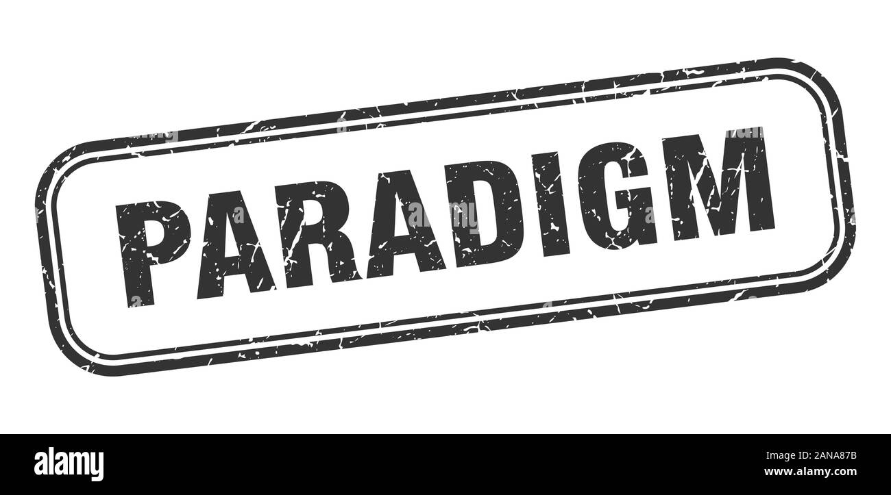Paradigm square stamp grunge hi-res stock photography and images - Alamy