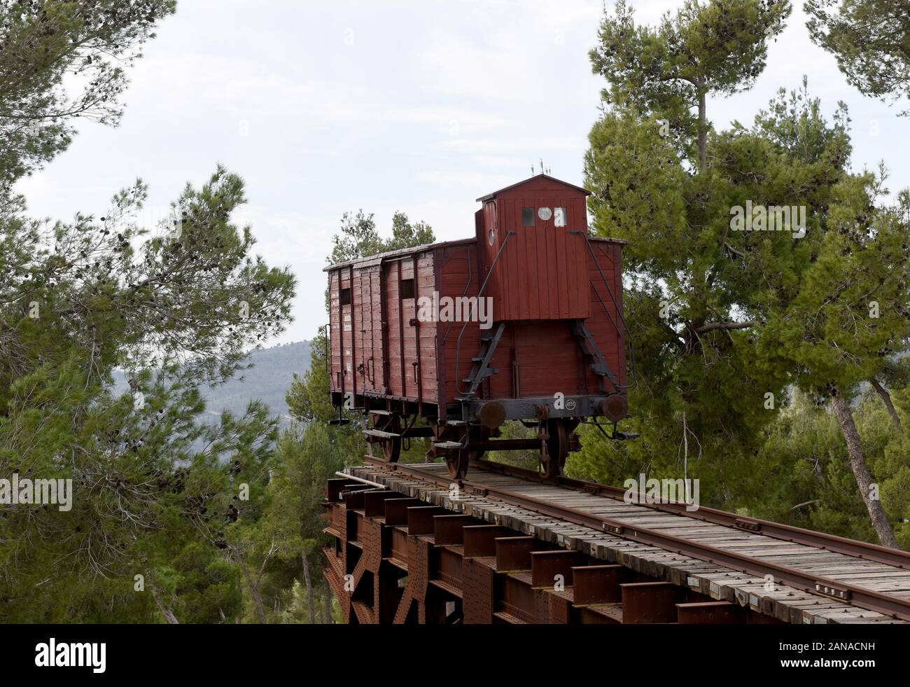 Cattle car auschwitz hi-res stock photography and images - Alamy