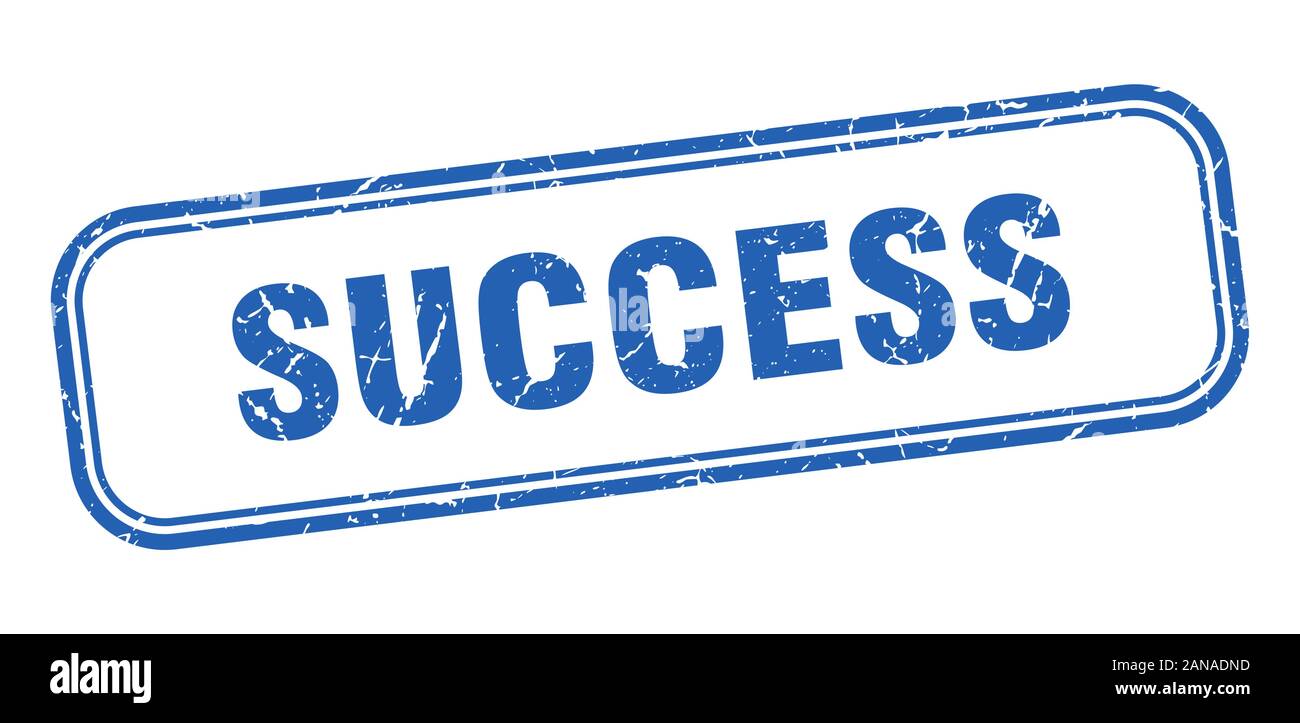 success stamp. success square grunge blue sign Stock Vector Image & Art ...