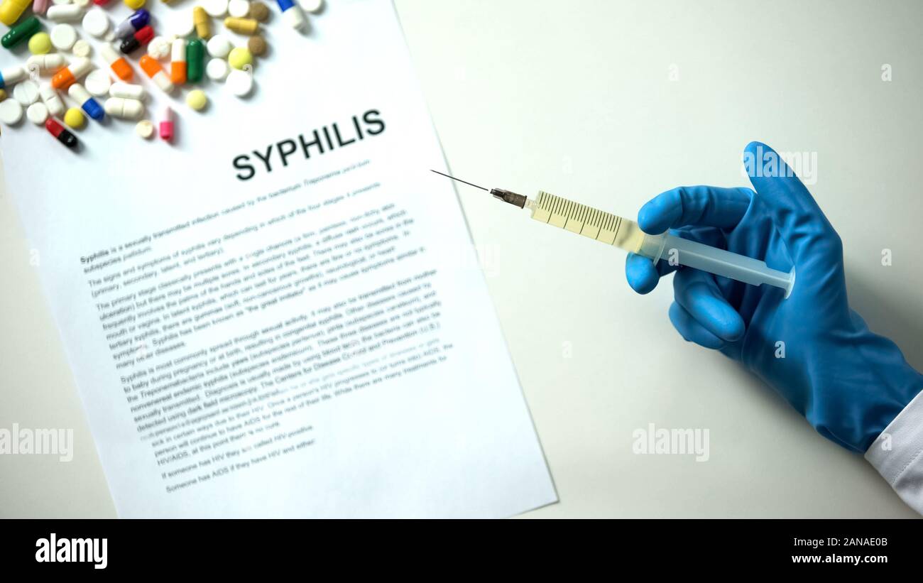 Syphilis treatment hi-res stock photography and images - Alamy