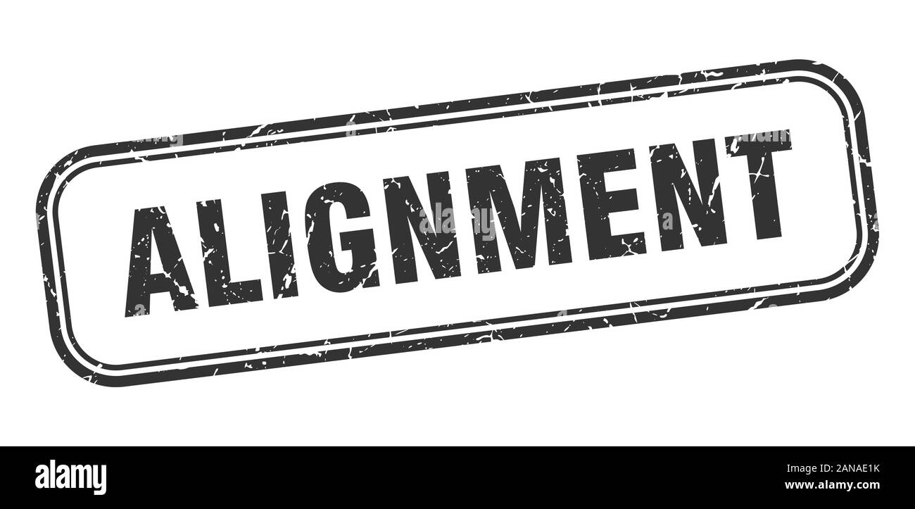 alignment stamp. alignment square grunge black sign Stock Vector Image ...
