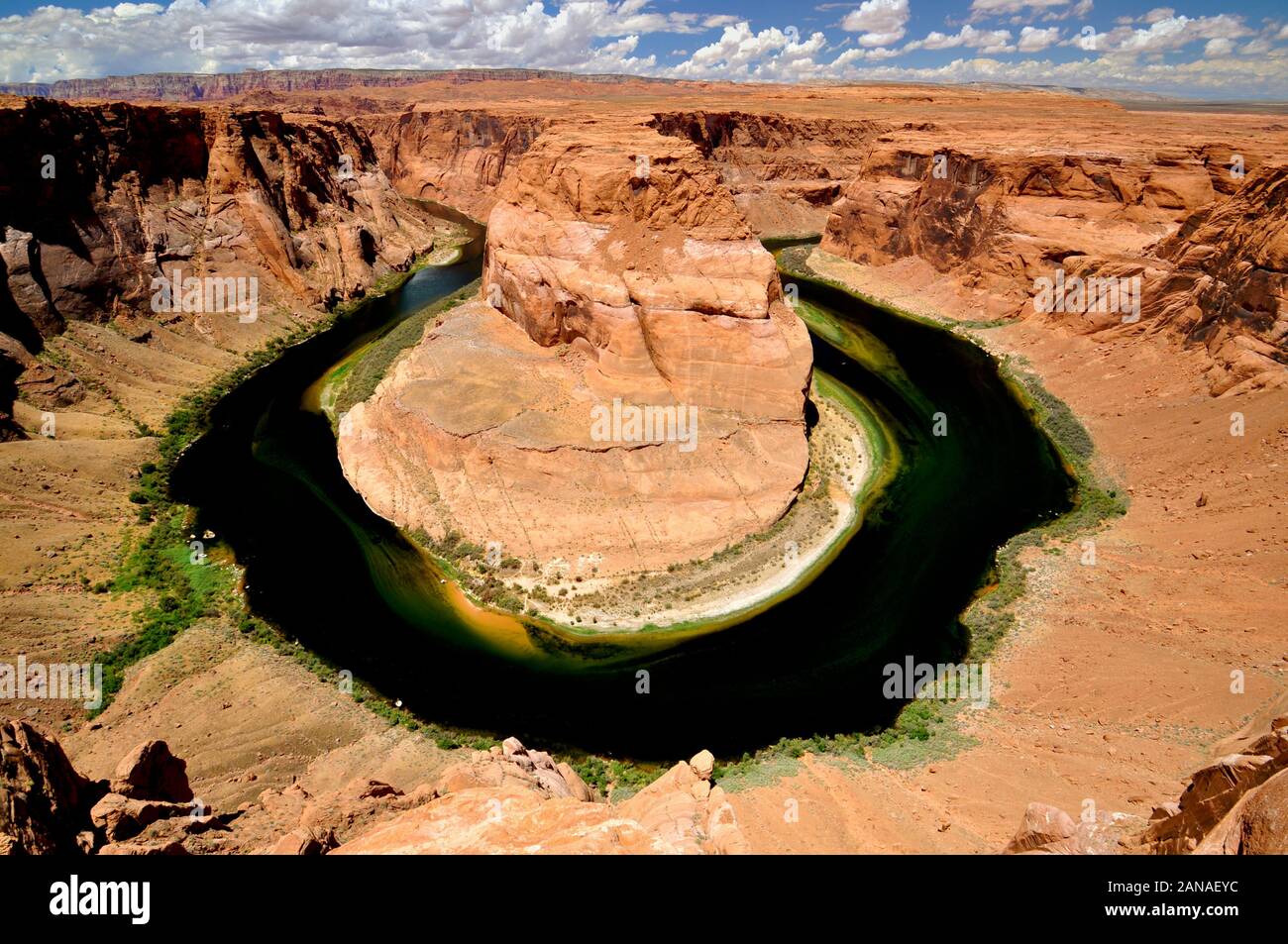 Horseshoe Bend at Page, UT Stock Photo - Alamy