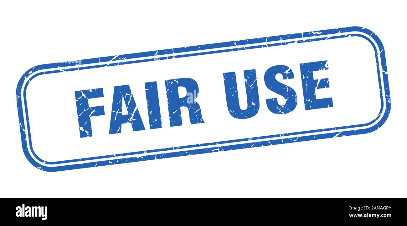 fair use stamp. fair use square grunge blue sign Stock Vector Image ...
