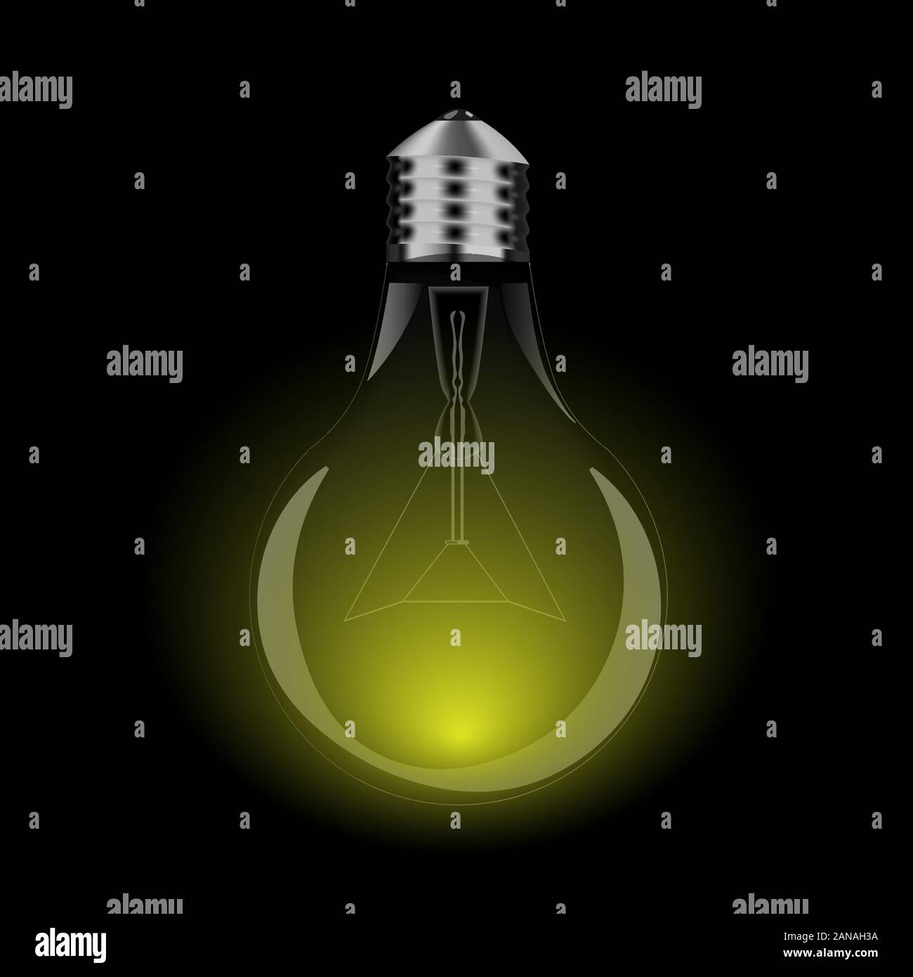 Realistic light bulb on hi-res stock photography and images - Alamy