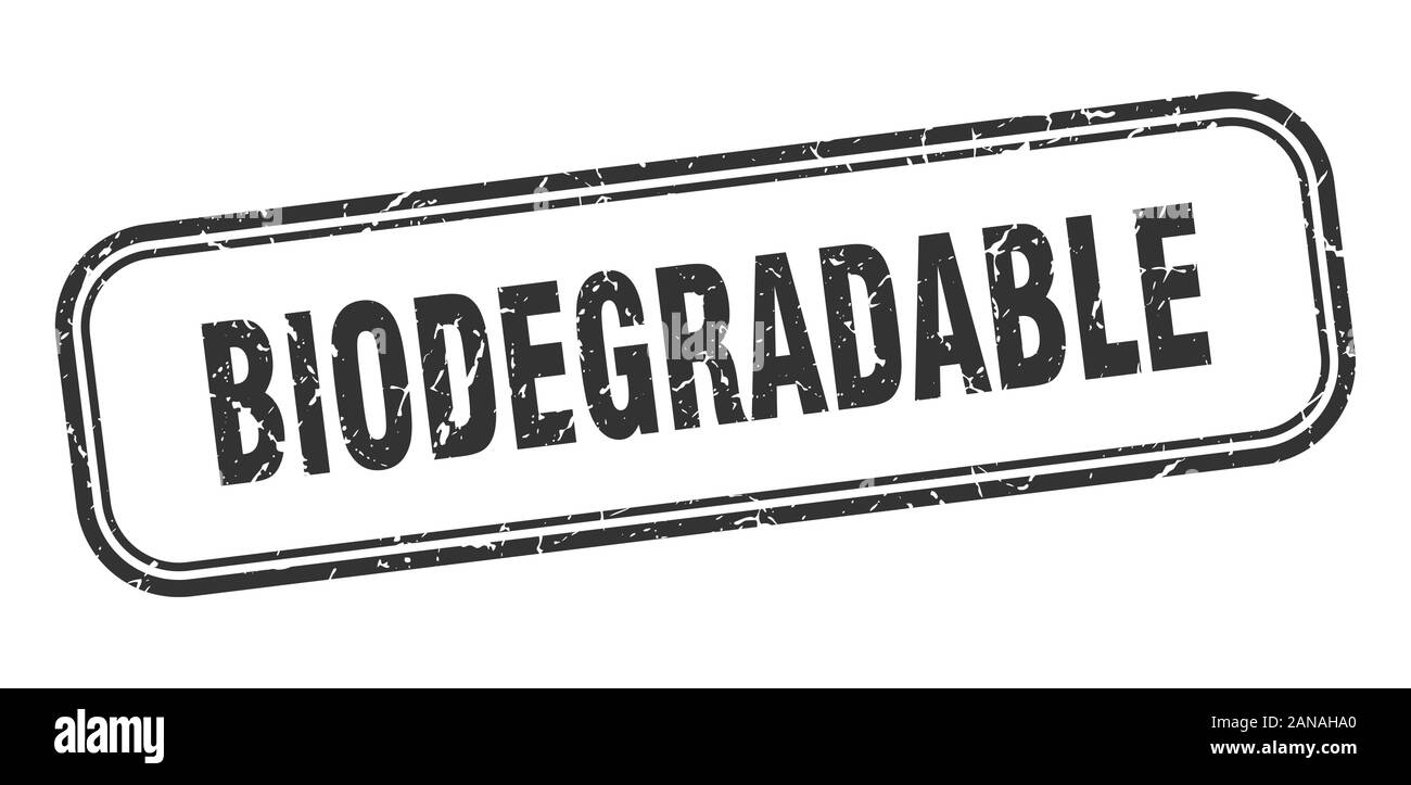biodegradable stamp. biodegradable square grunge black sign Stock Vector Image & Art - Alamy