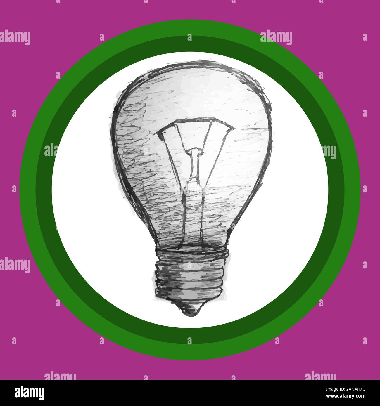 Drawing of lightbulb hi-res stock photography and images - Alamy