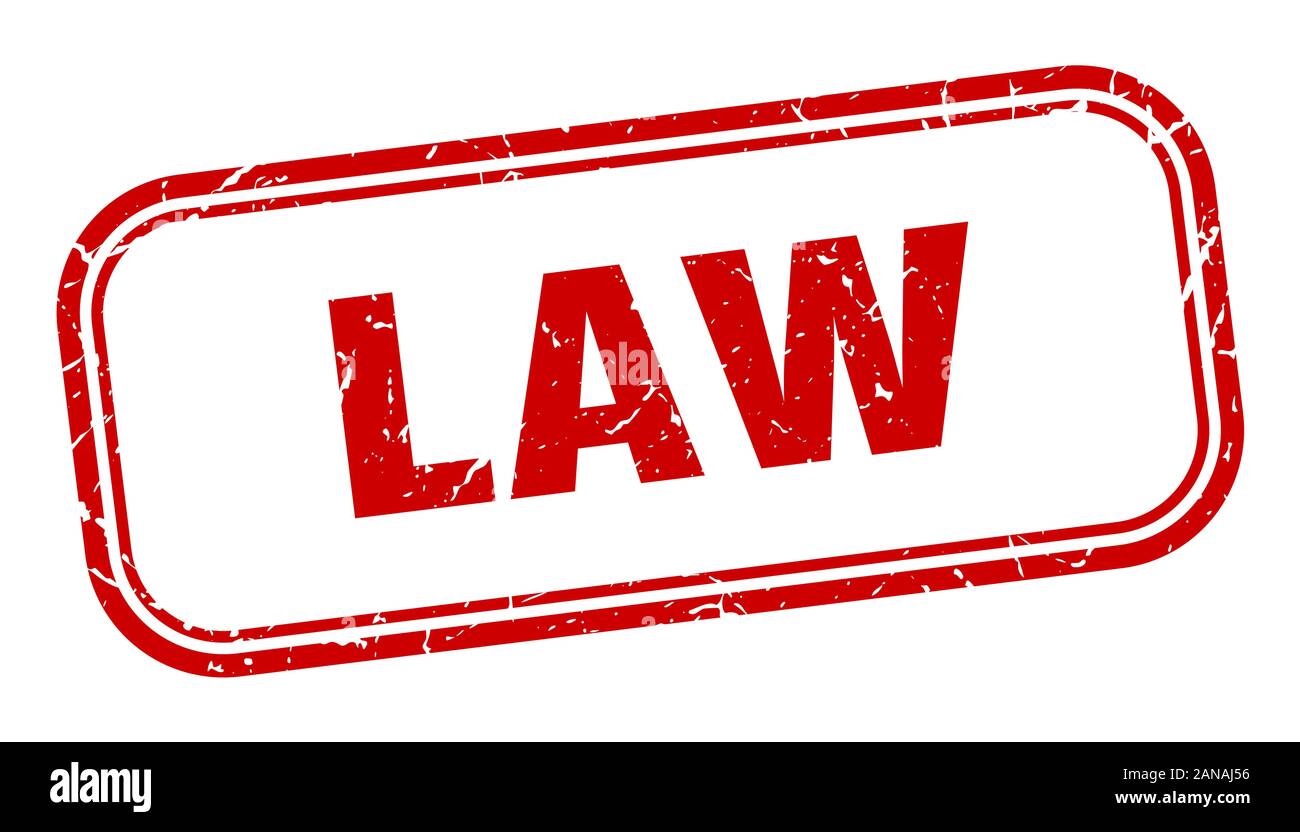 law stamp. law square grunge red sign Stock Vector Image & Art - Alamy