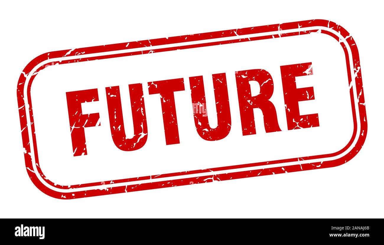 future stamp. future square grunge red sign Stock Vector Image & Art ...