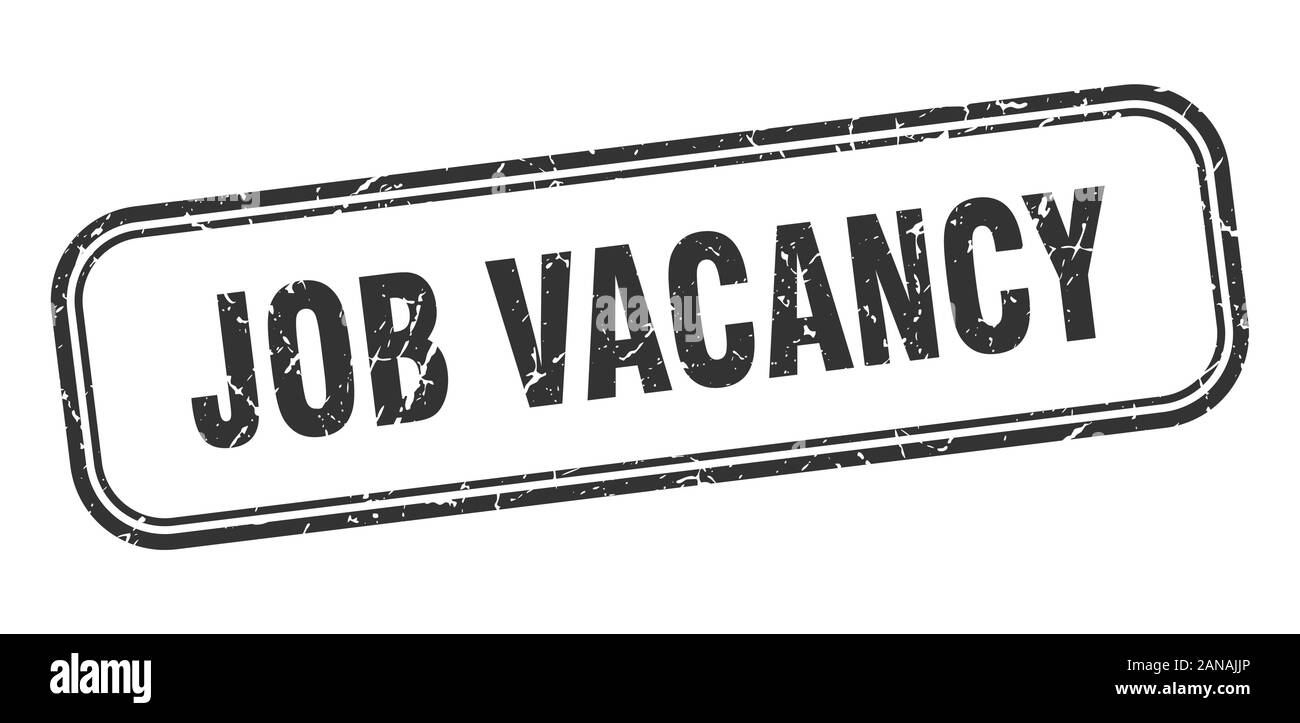 Vacancy stamp Black and White Stock Photos & Images - Alamy