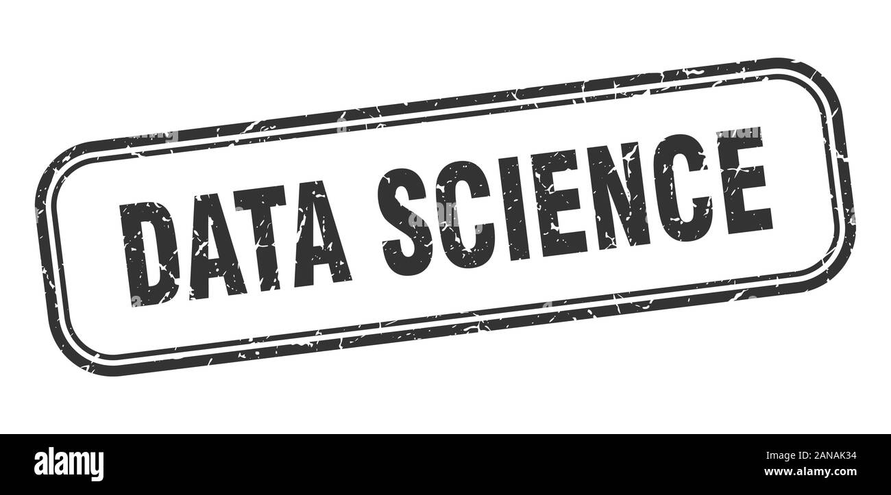 data science stamp. data science square grunge black sign Stock Vector ...