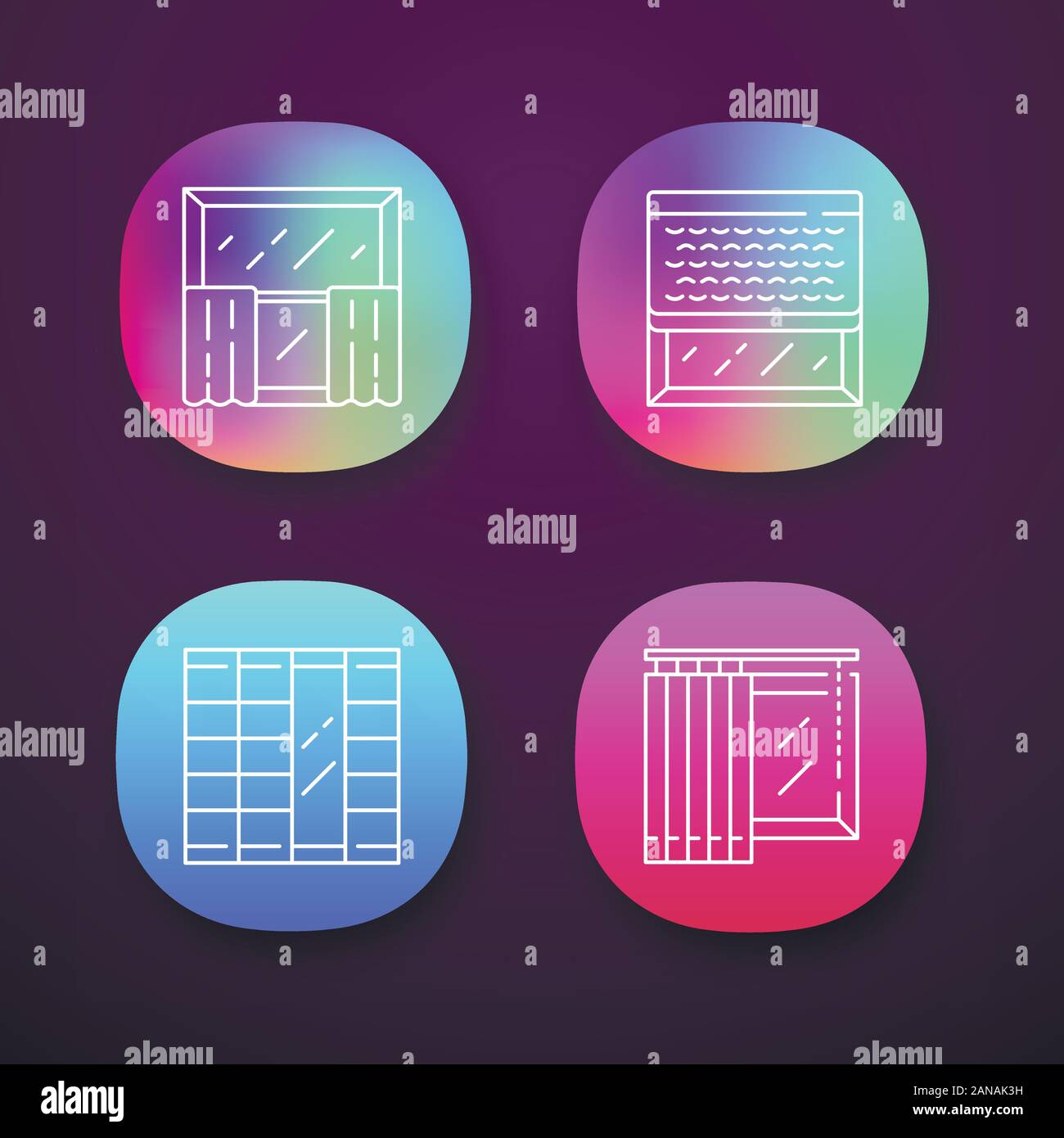 Sliding shutters Stock Vector Images - Alamy