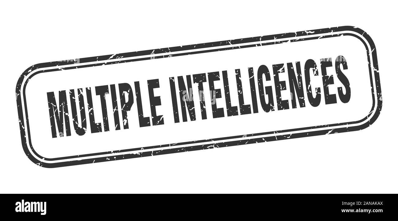 multiple intelligences stamp. multiple intelligences square grunge ...