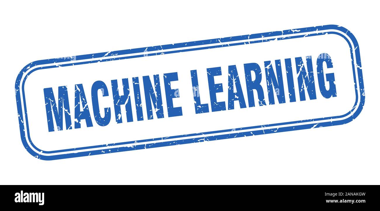 machine learning stamp. machine learning square grunge blue sign Stock Vector Image & Art - Alamy