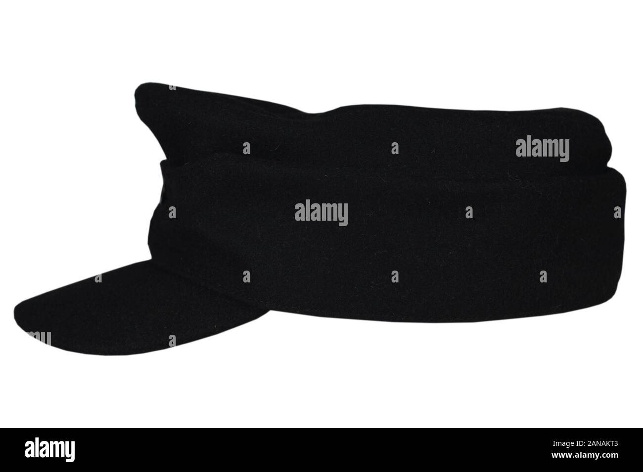 Nazi German Army tank crew black uniform kepi World War II period ...