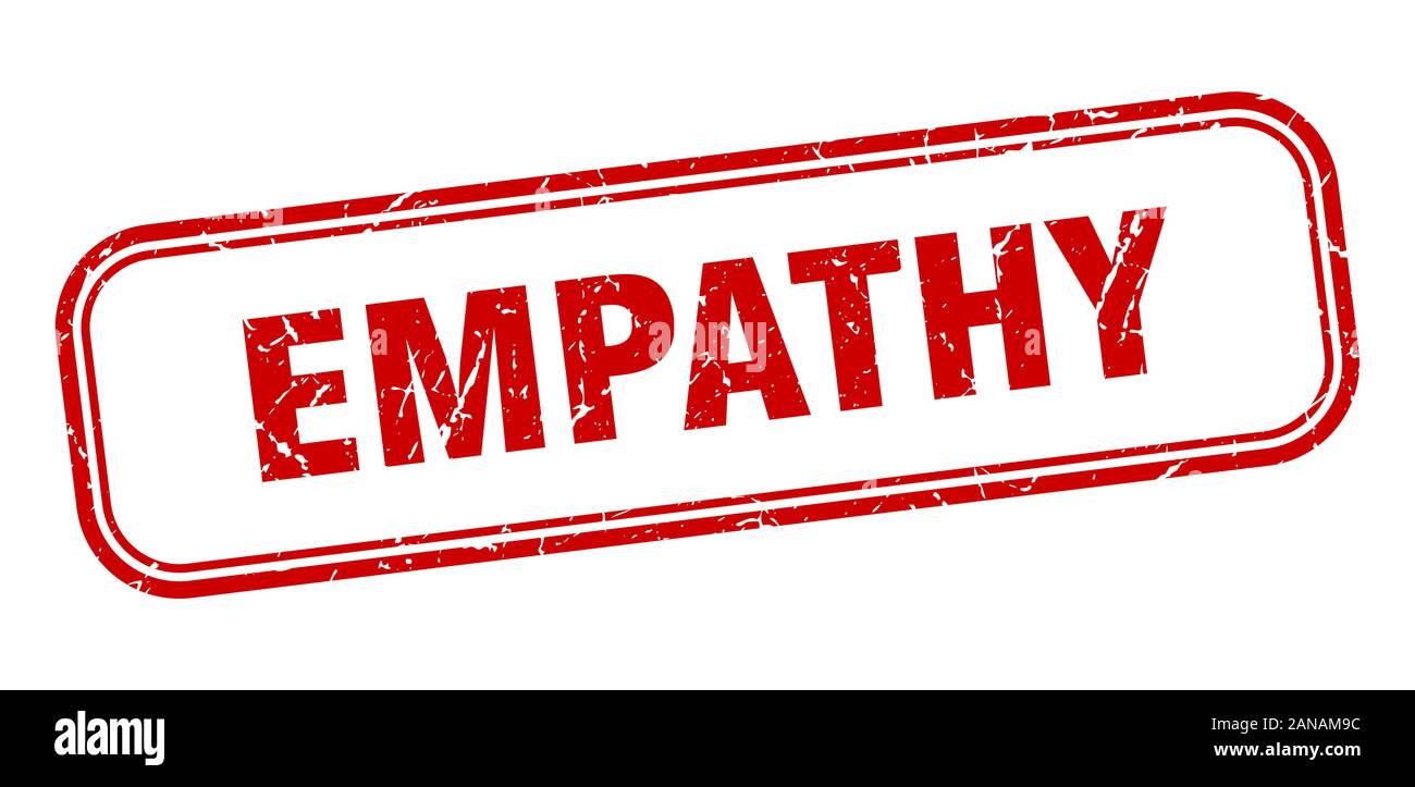 empathy stamp. empathy square grunge red sign Stock Vector Image & Art ...