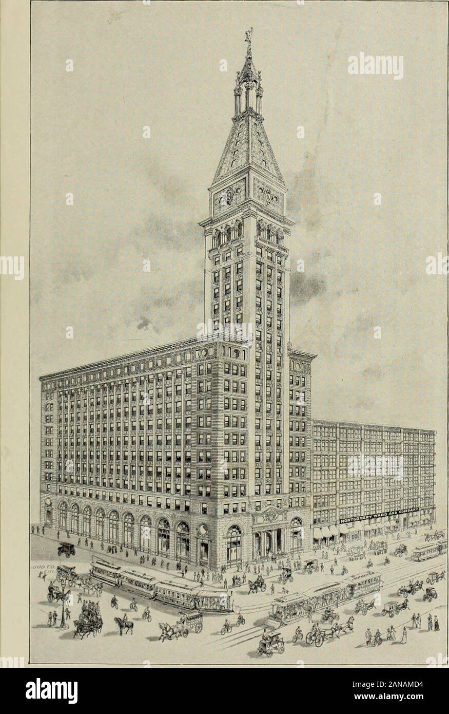 Tall buildings of Chicago and New York . y. M. C. A. (61). MONTGOMERY ...