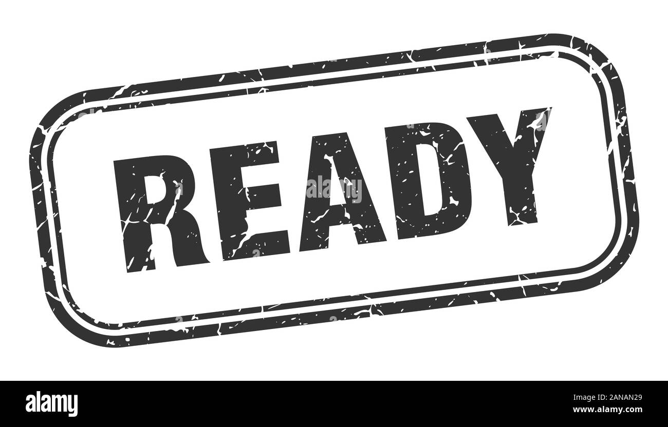 ready stamp. ready square grunge black sign Stock Vector Image & Art ...