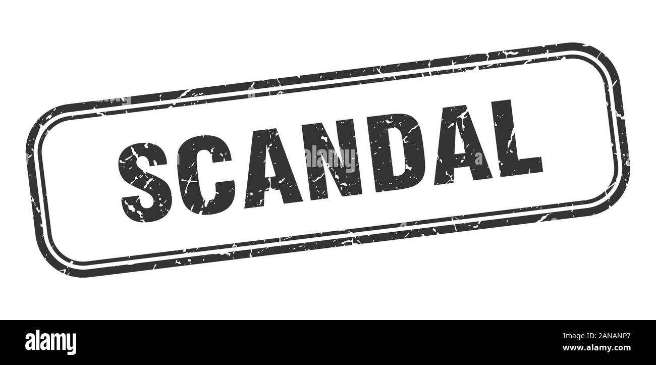 Scandal stamp sign seal hi-res stock photography and images - Alamy
