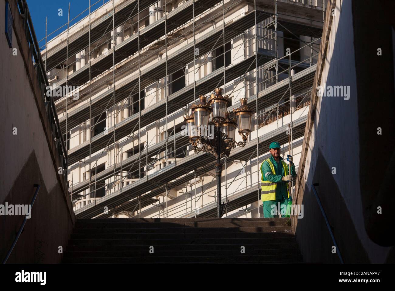Algiers the white references white terraced buildings on and around the ...