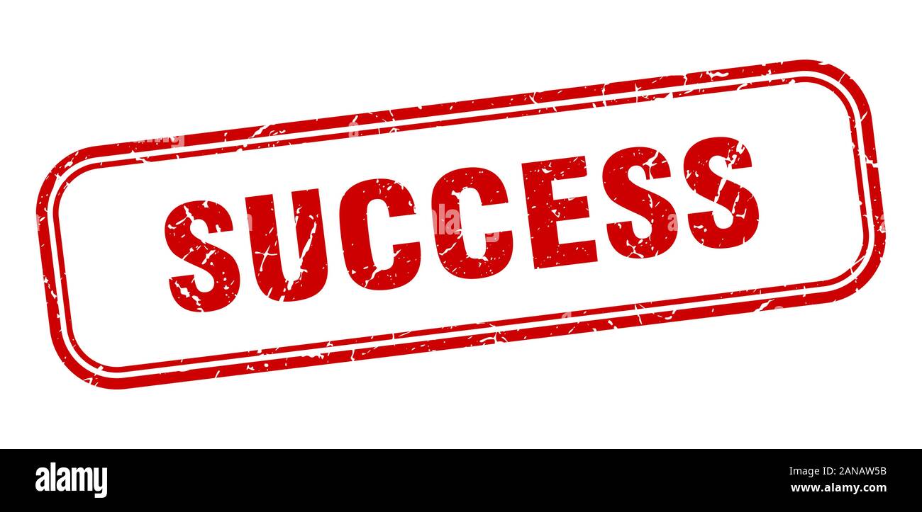 success stamp. success square grunge red sign Stock Vector Image & Art ...