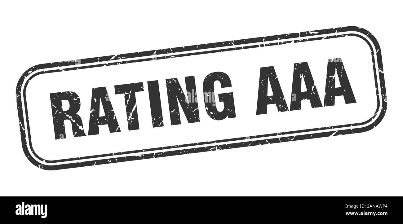 Aaa rating grunge stamp hi-res stock photography and images - Alamy