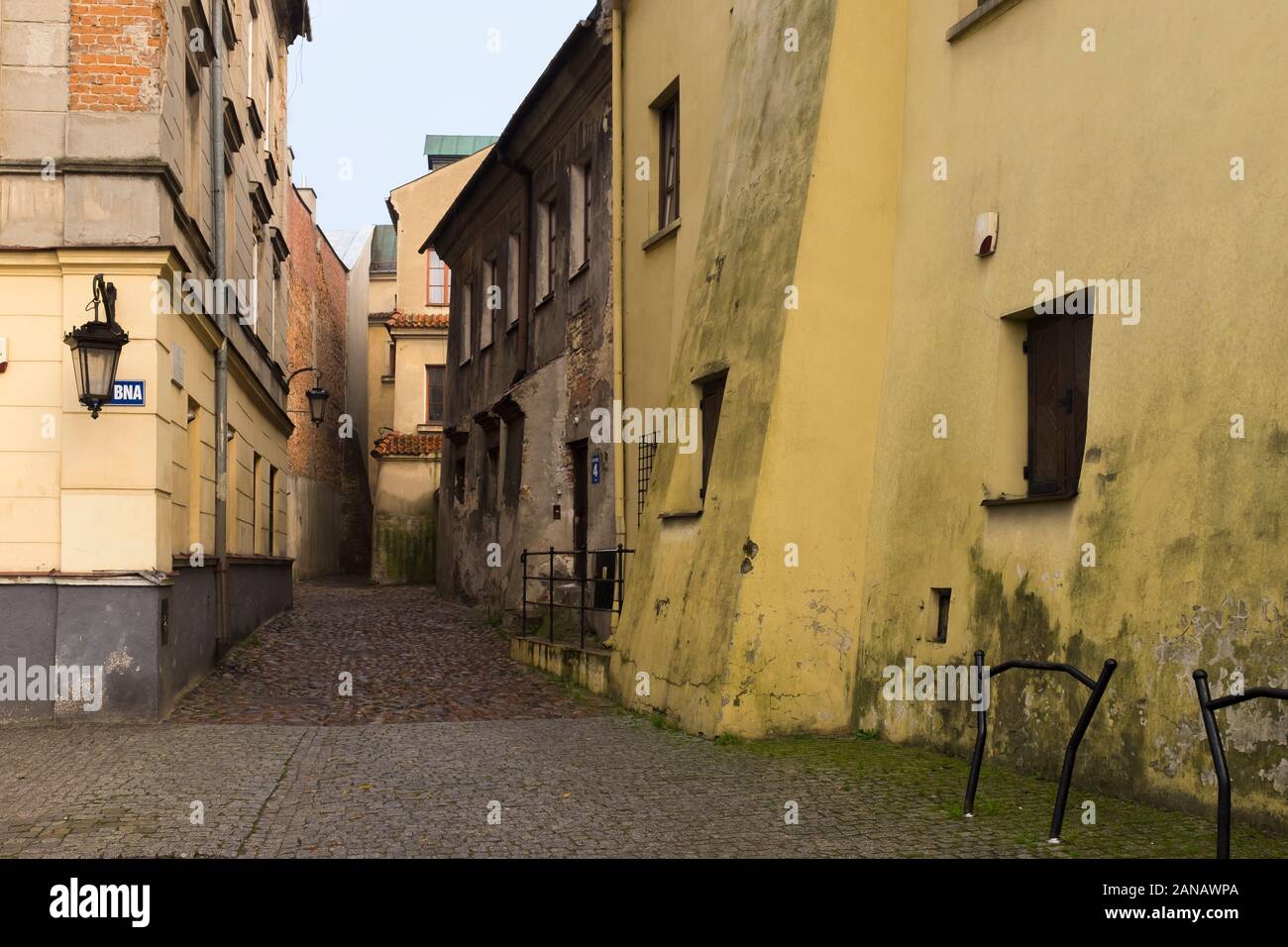 The old town of Lublin, a once important city in Eastern Poland, close ...
